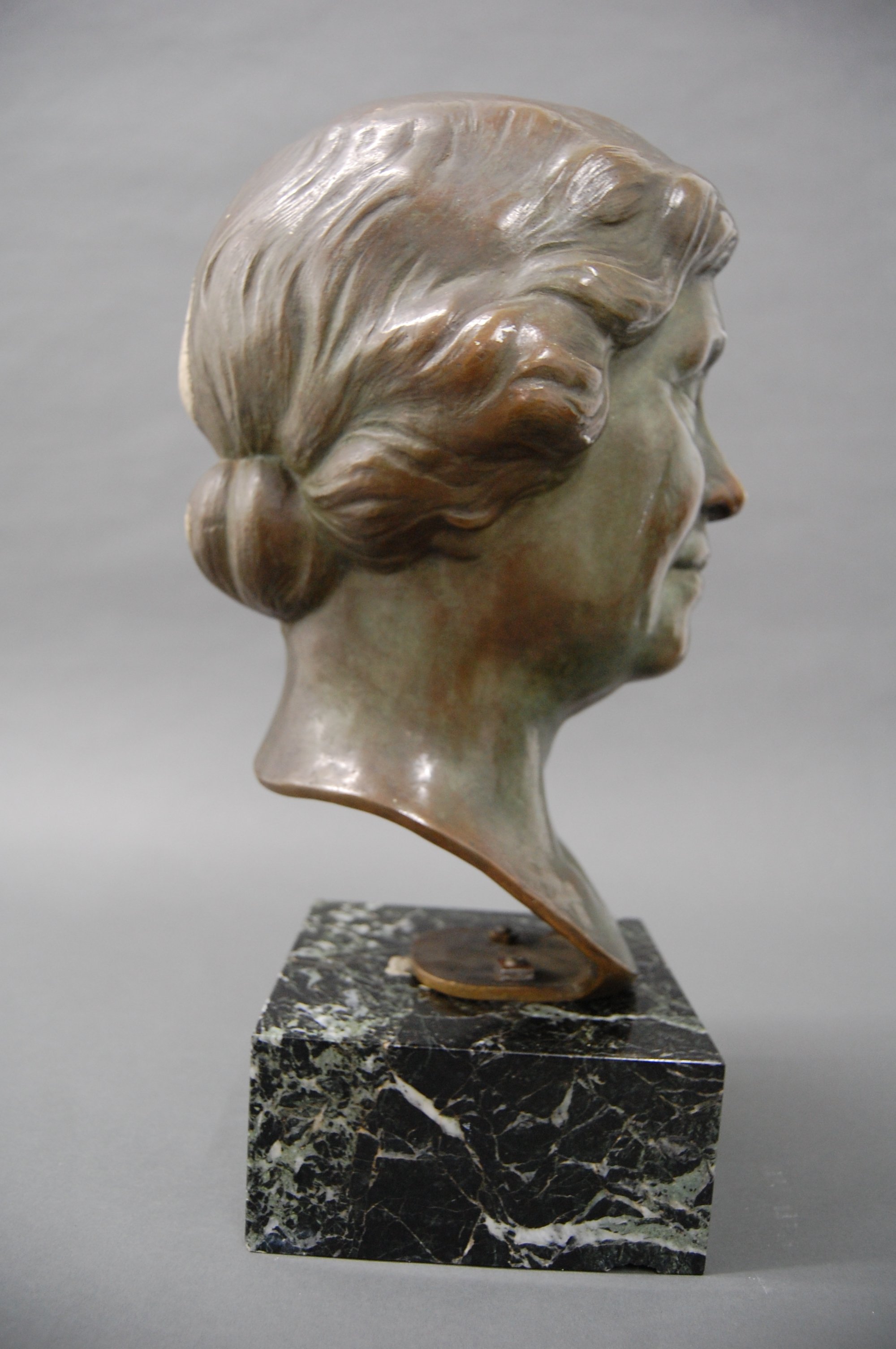 Bronze bust of Helen Keller - APH Museum